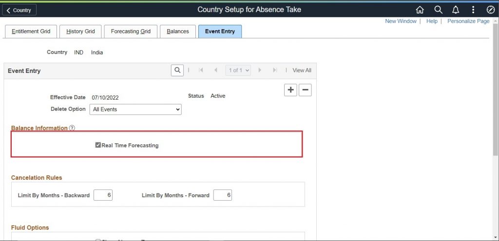 PeopleSoft PUM 43 | Absence Balance & Forecast Feature Enhancement