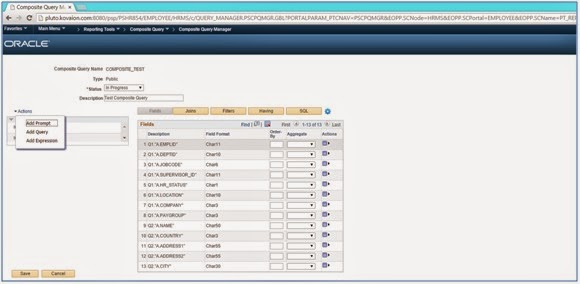 PeopleSoft Composite Query | Overview