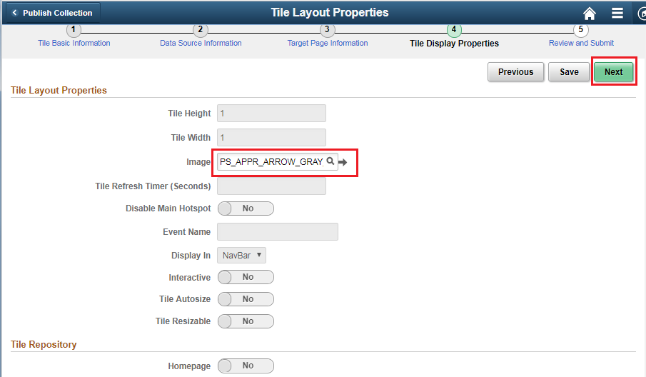 PeopleTools 8.55 | Navigation Collection & Tile Wizard