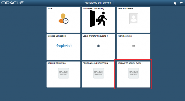 PeopleTools 8.55 | Navigation Collection & Tile Wizard