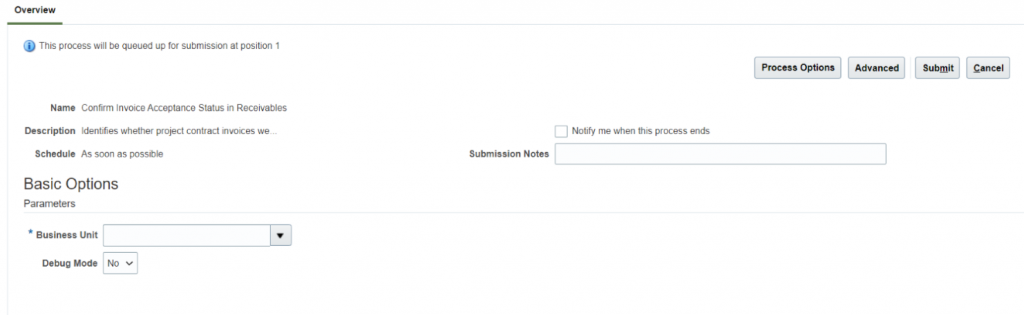 Billing Process of Projects with Contracts | Oracle ERP Cloud
