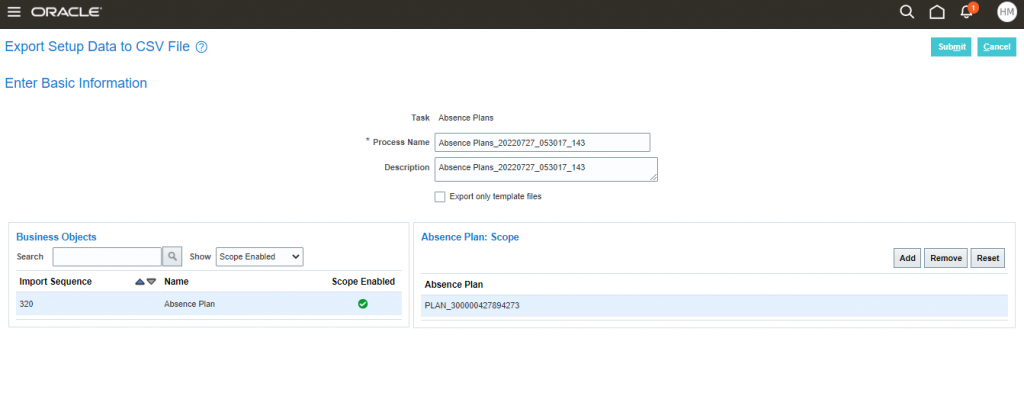 Oracle HCM Cloud Implementation | Absence Setup Migration