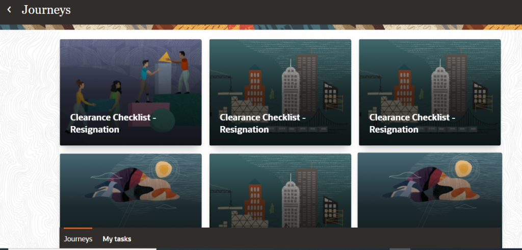 Embarking on Journeys with HCM Cloud Checklists