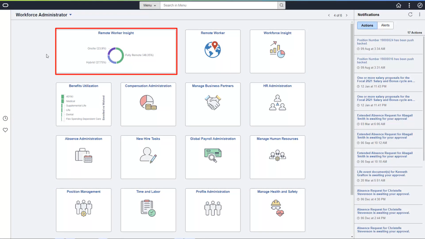 PeopleSoft HCM Update Image 45 | Display Remote Worker Vaccination ...