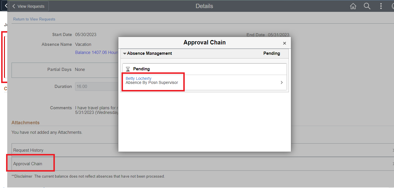 PeopleSoft HCM PI45 Absence Management through Self Service
