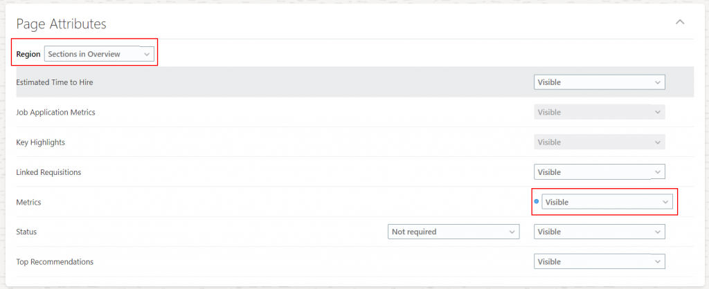 Enabling Metrics in Requisition Overview | Oracle Fusion Recruiting Cloud