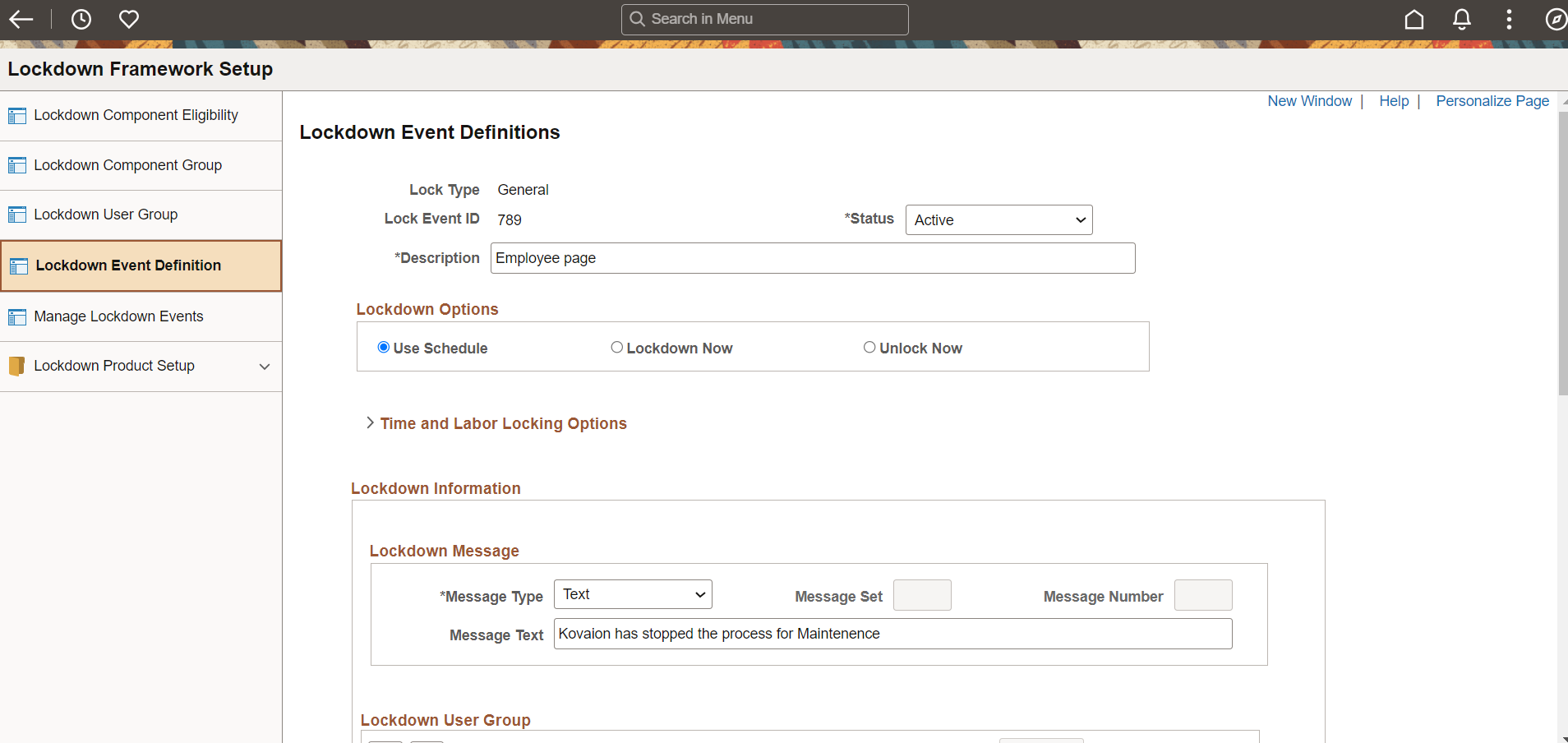 Enhanced Data Lockdown Framework | PeopleSoft HCM PUM 46