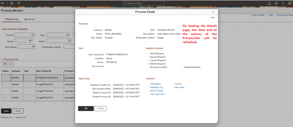 PeopleTools 8.59 and 8.60 | Process Monitor Changes