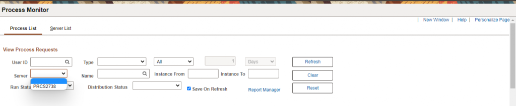 PeopleTools 8.59 and 8.60 | Process Monitor Changes