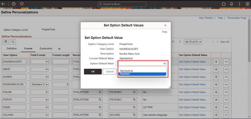 Enhance Navigation Efficiency: PeopleTools 8.59's NavBar Menu Sorting