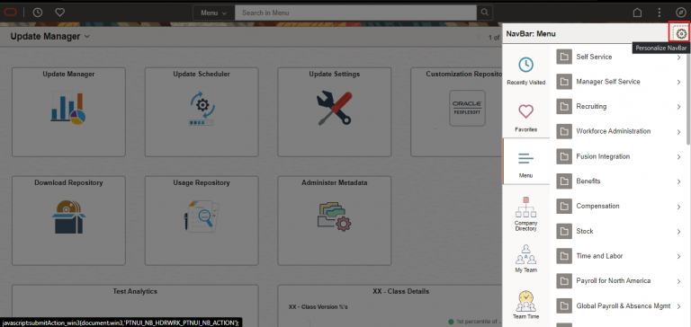 Enhance Navigation Efficiency: PeopleTools 8.59's NavBar Menu Sorting