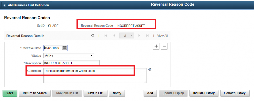 Transaction Reversal in PeopleSoft Asset Management – Capability to ...