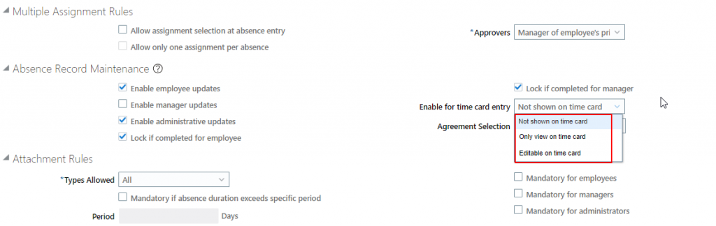 Time and Labor and Absence Management Integration