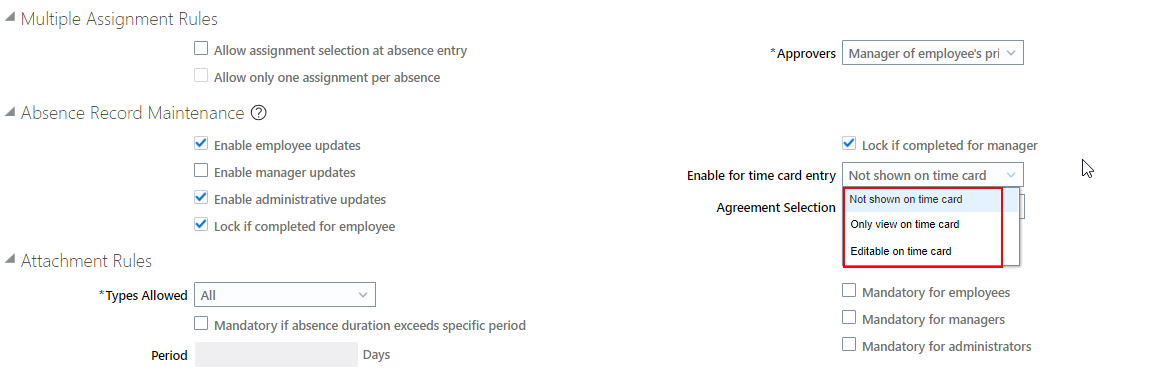 Time and Labor and Absence Management Integration