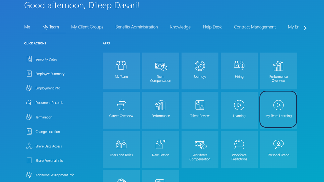 Revamped Learning Page Experience for Learners & Managers | Oracle Learn