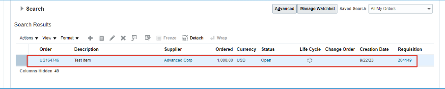 Oracle ERP Cloud Touchless Buying