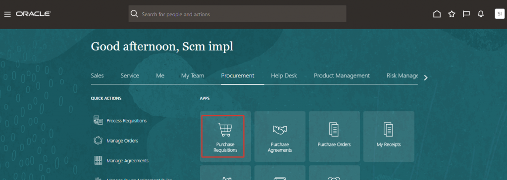 Oracle ERP Cloud Touchless Buying