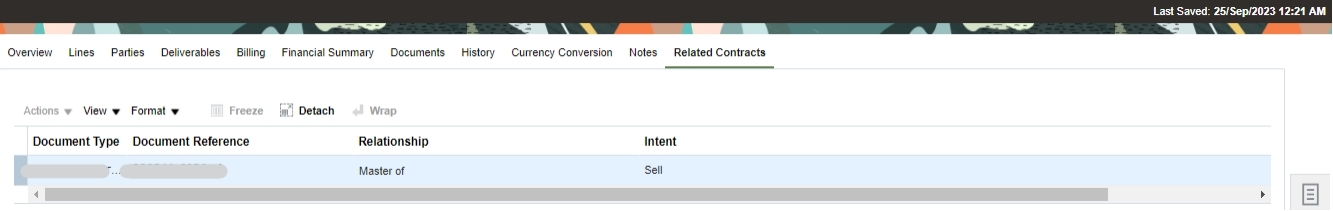 Creation of Contracts in Oracle Cloud ERP