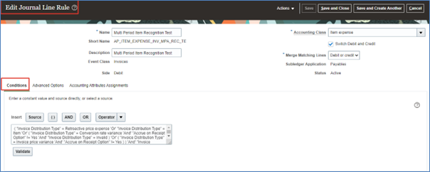 Oracle ERP Cloud | Multiperiod Accounting Invoices