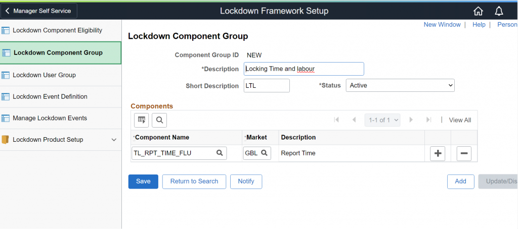 PeopleSoft HCM PUM 47 | Time and Labor Component Lockdown