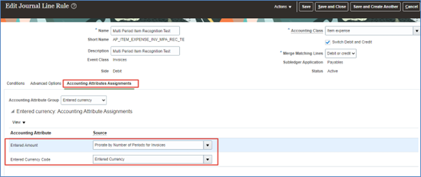 Oracle ERP Cloud | Multiperiod Accounting Invoices