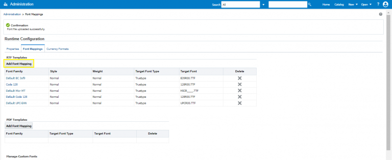 Oracle BI Reports | Incorporating Barcodes via RTF & Administration Setup