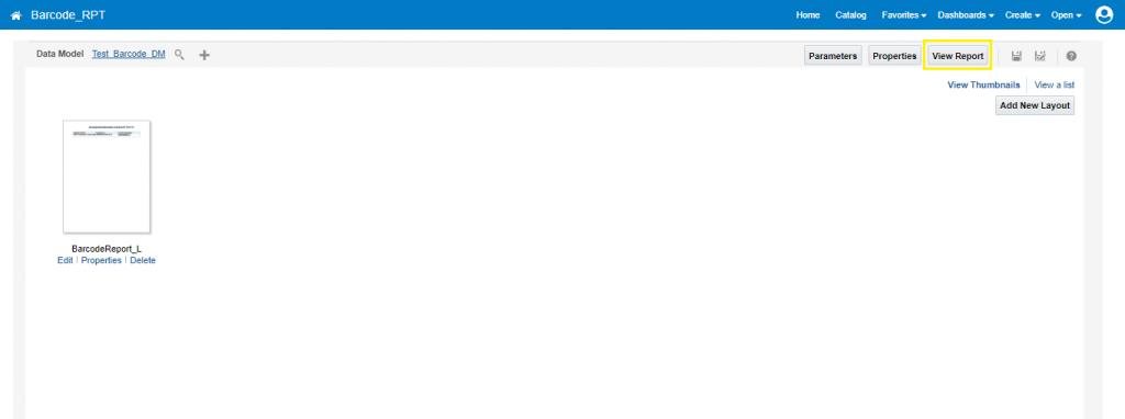 Oracle BI Reports | Incorporating Barcodes via RTF & Administration Setup