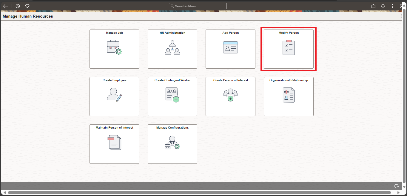 PeopleSoft HCM PUM 47 | Personal Data Modernization