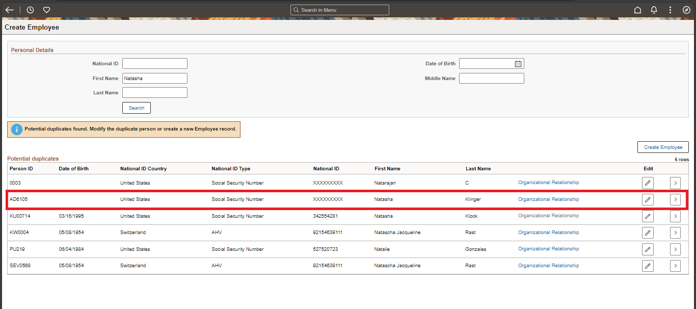 PeopleSoft HCM PUM 47 | Personal Data Modernization