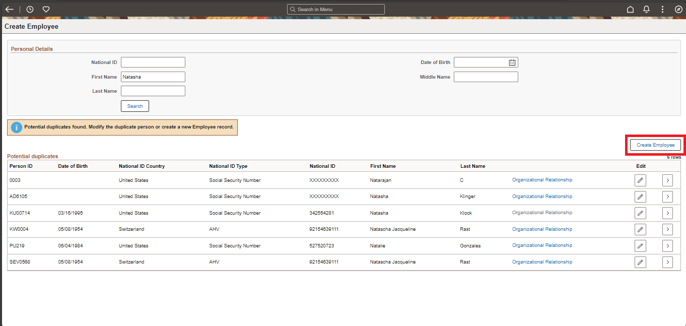 PeopleSoft HCM PUM 47 | Personal Data Modernization
