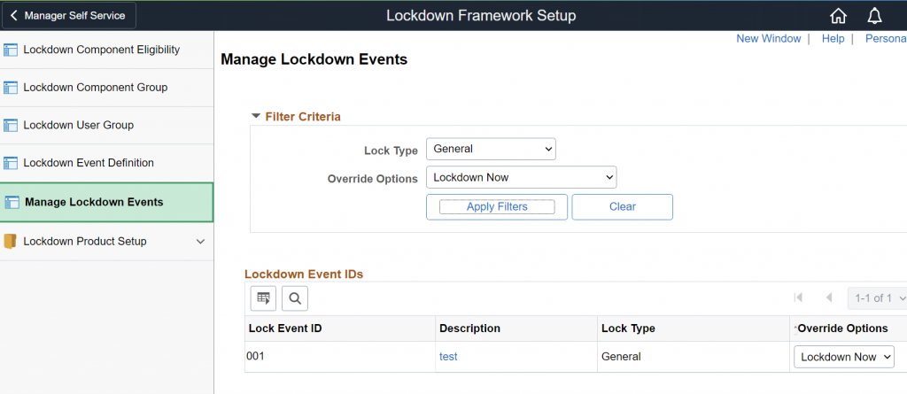 PeopleSoft HCM PUM 47 | Time and Labor Component Lockdown