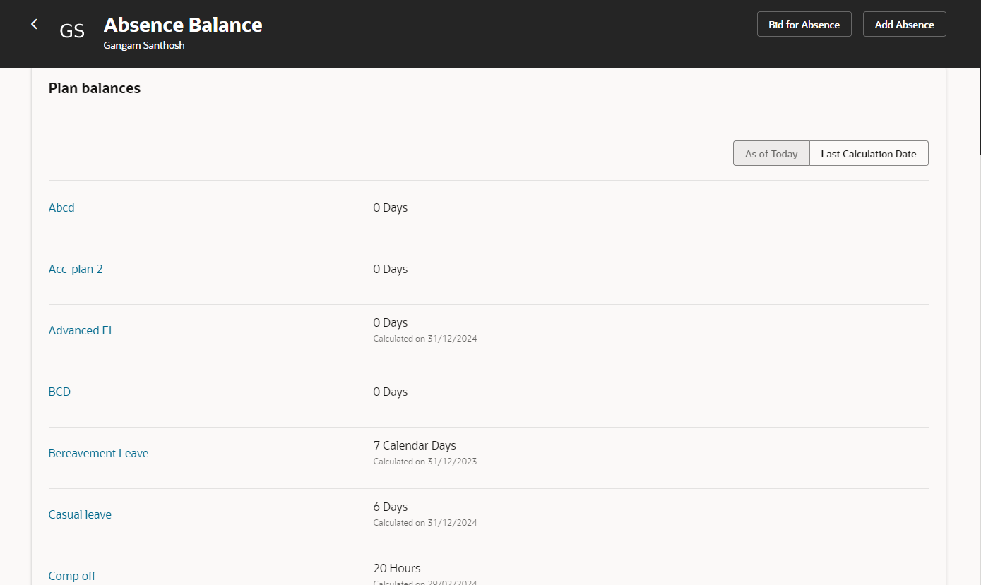 Oracle 23D | Redwood Experience for Compensatory Plan Adjustments