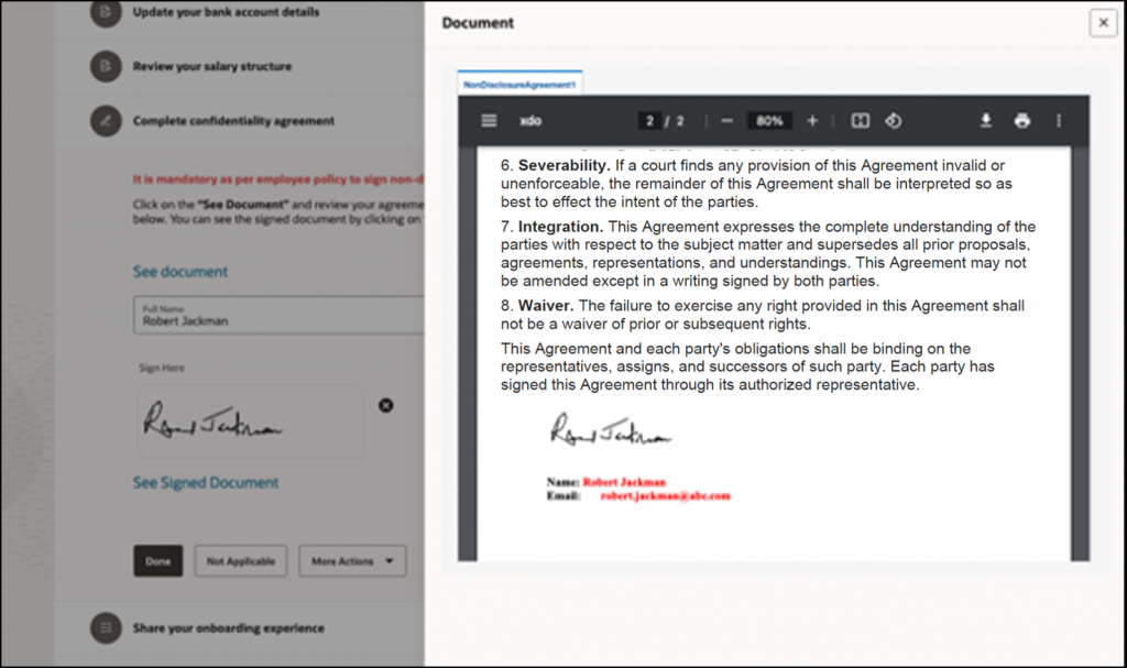 The Evolution of Signature | Modernizing HR Practices | Oracle HCM Cloud