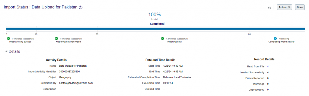 Import of Loqate and Non-Loqate Geographies in Oracle HCM Fusion