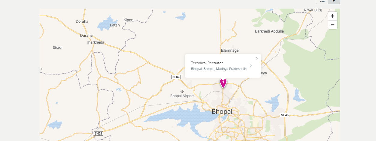 Explore Jobs on Oracle Maps with Oracle Recruiting Cloud (ORC) 23D Release
