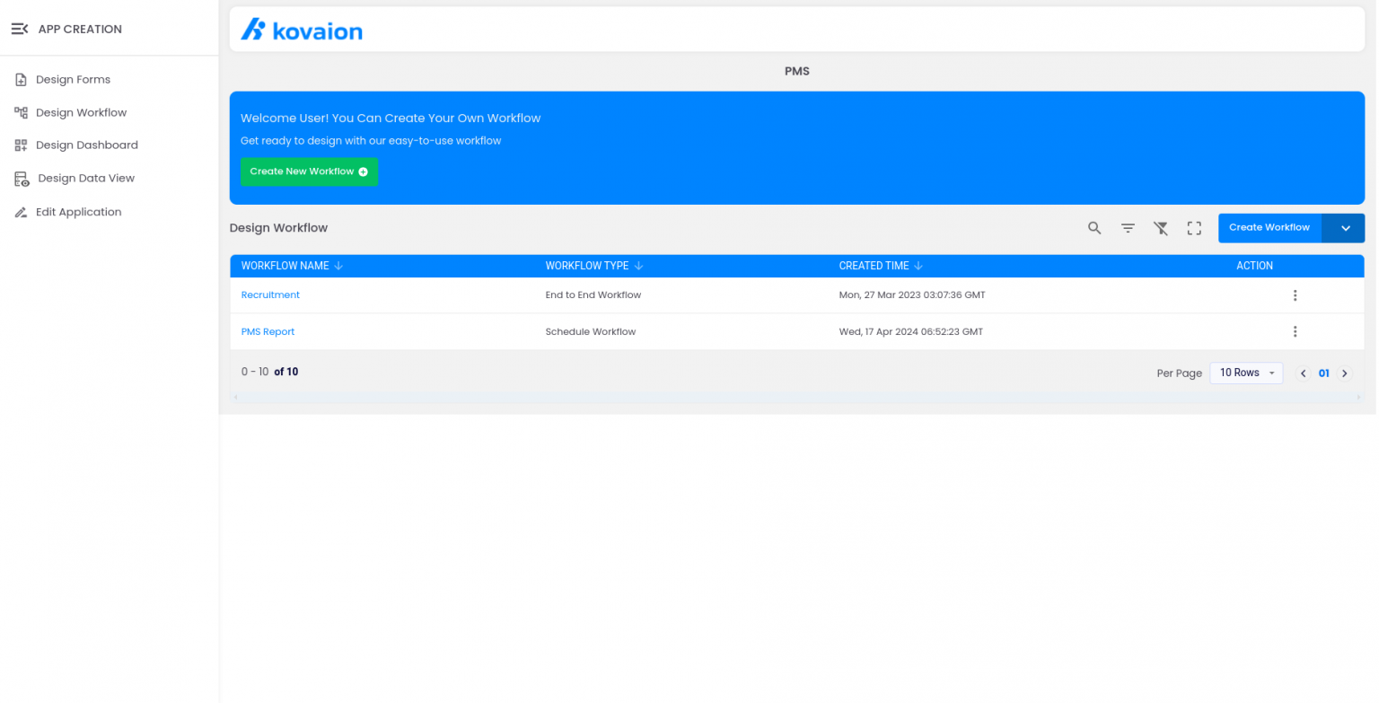 Process Automation with a Low-Code Platform | Workflow