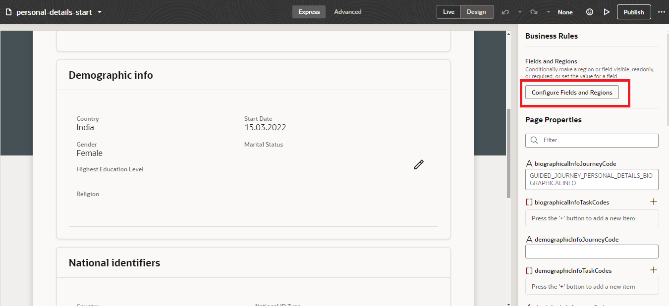 Customizing Page Accessibility with Redwood Theme's Visual Builder
