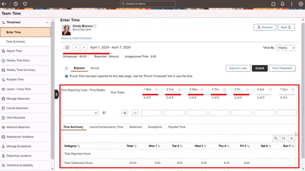 PeopleSoft HCM PUM 49 | Configurable Time Summary to Fluid Timesheet