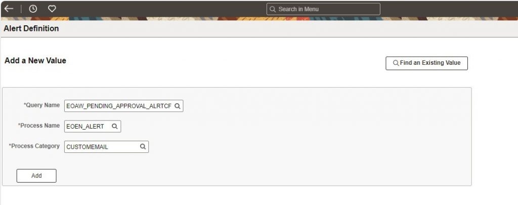 Oracle PeopleSoft | Setting Up Alerts for Pending Approvals