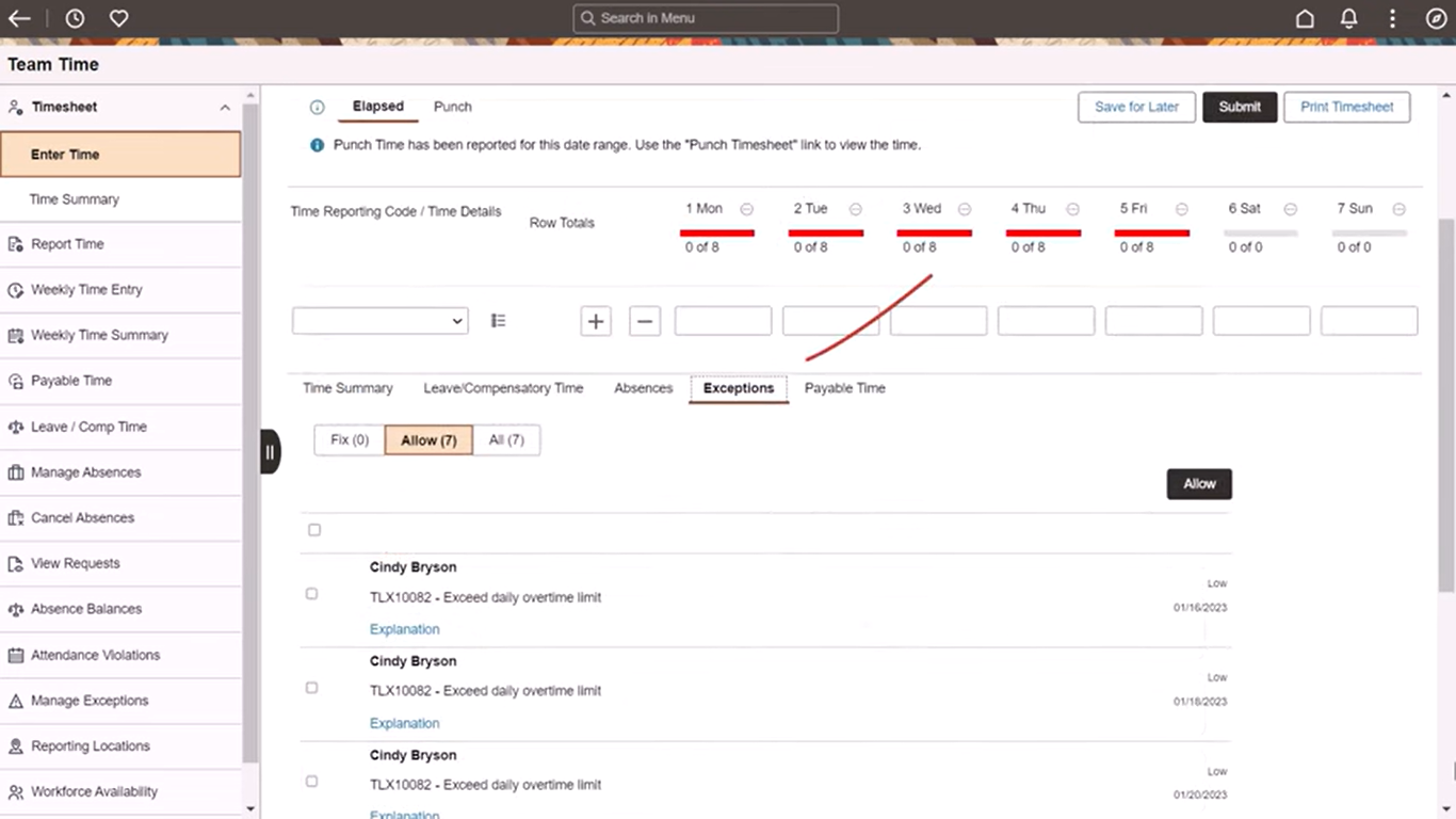 PeopleSoft HCM PUM 49 | Configurable Time Summary to Fluid Timesheet