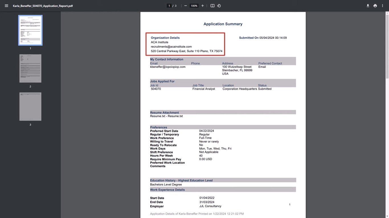 PeopleSoft HCM Update Image 49 | Recruiting Enhancement