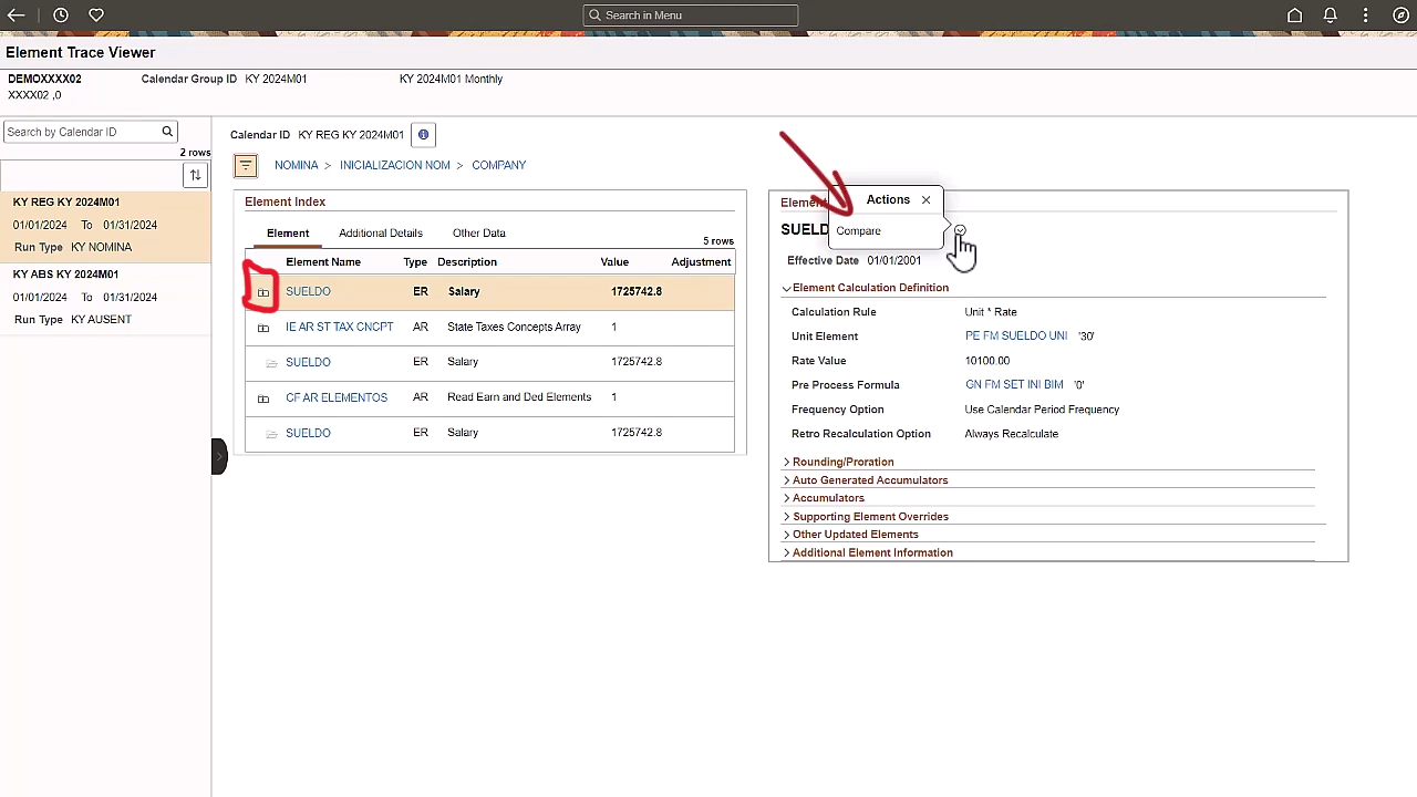 PeopleSoft HCM PUM 48 | Global Payroll & Absence Management | Element ...
