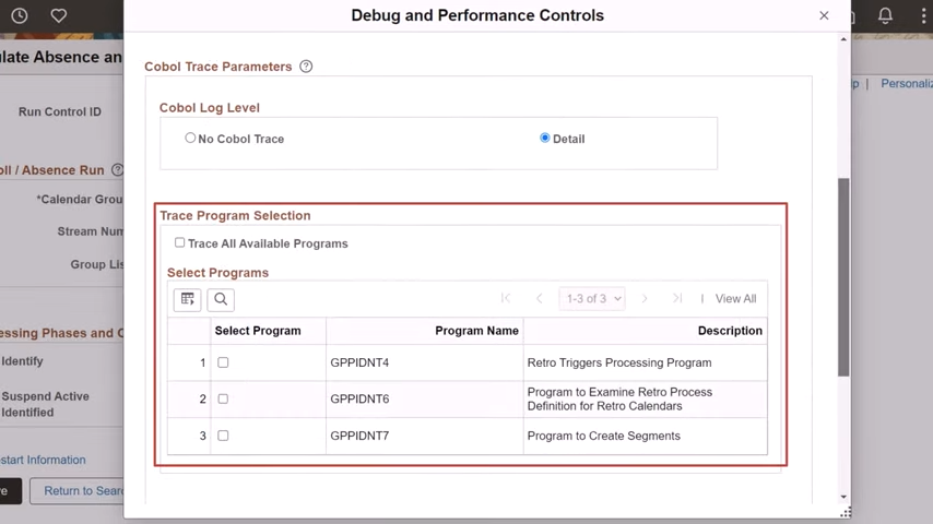 PeopleSoft HCM PUM 49: Enhancing Global Payroll with COBOL Trace Tool for Identification