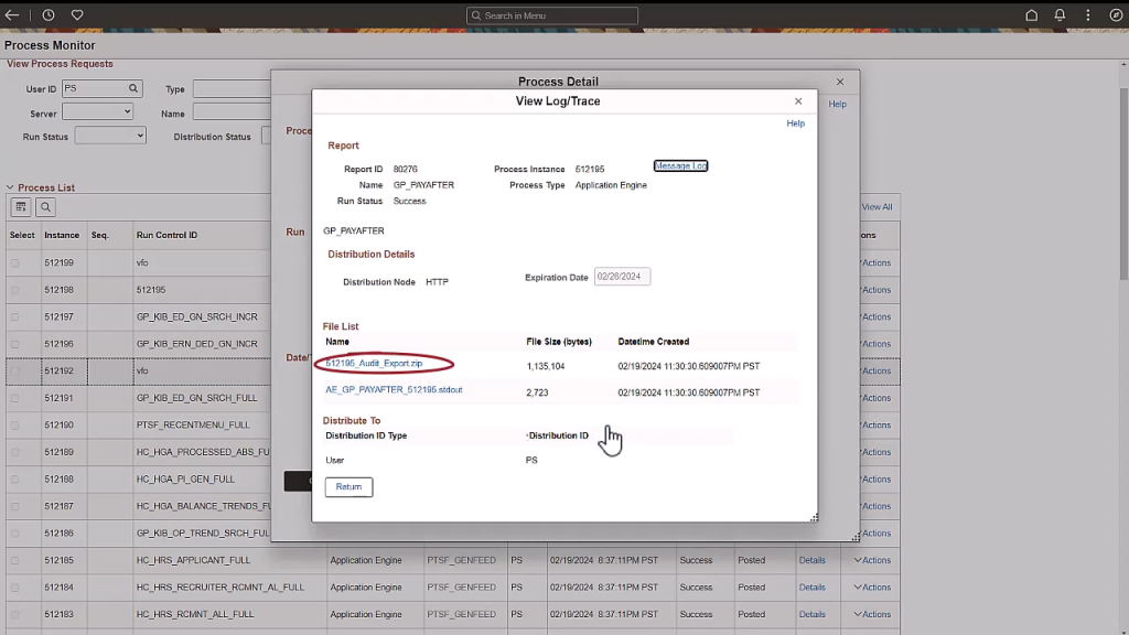PeopleSoft HCM PUM 48 | Global Payroll & Absence Management | Element Trace Viewer