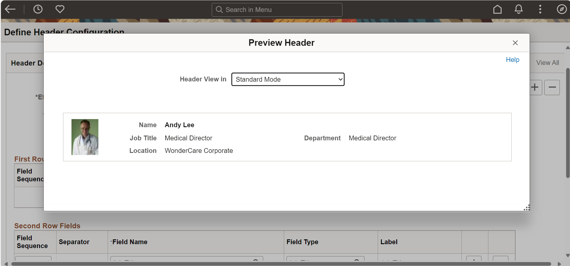 PeopleSoft HCM PUM 49 | Enhancing Employee Header Display