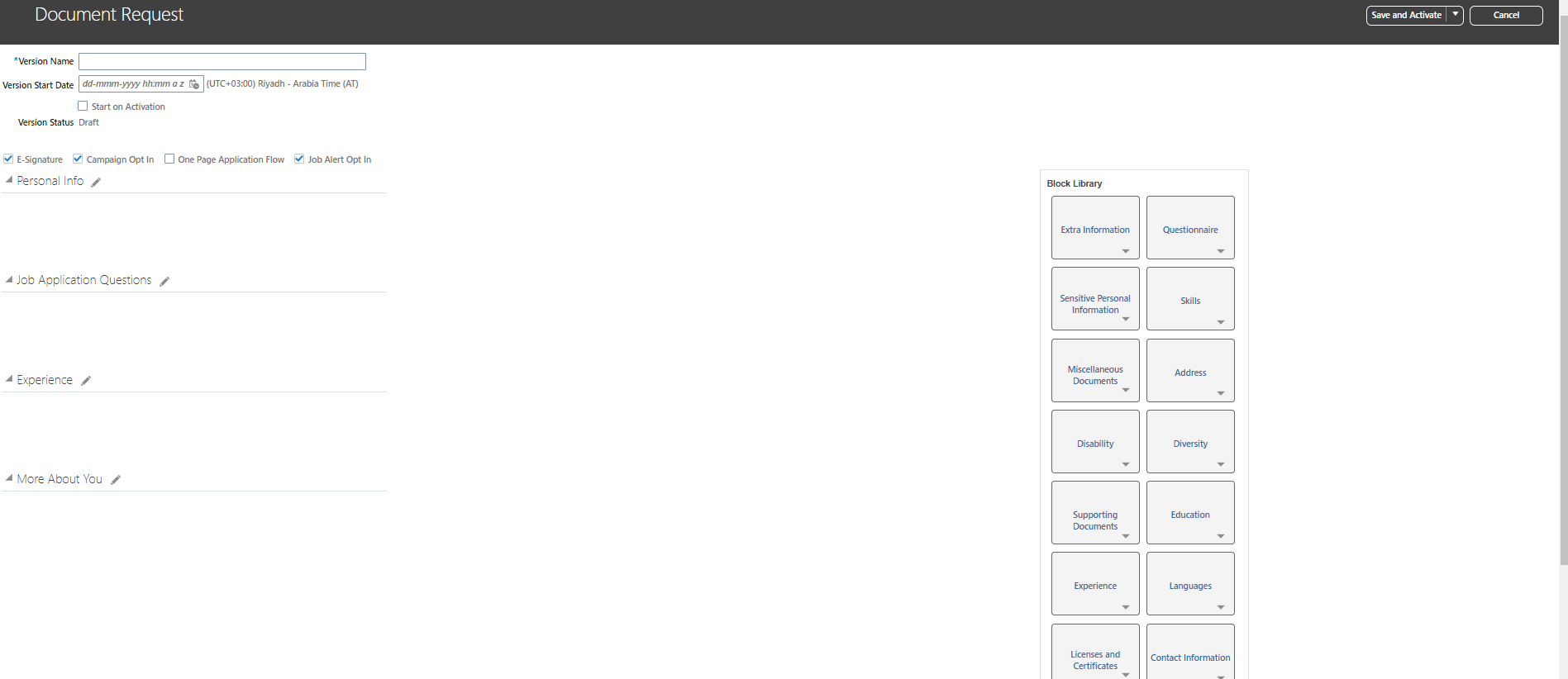 How to Request Additional Documents from Candidates | Oracle HCM Cloud