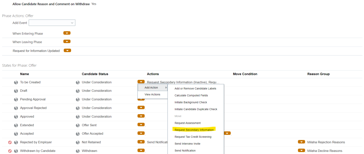 How to Request Additional Documents from Candidates | Oracle HCM Cloud