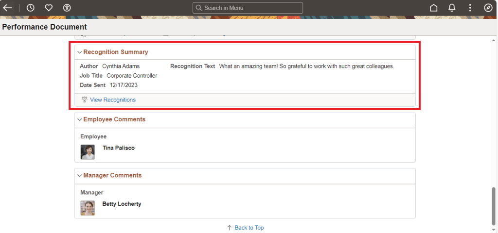 Performance Management Enhancements - PeopleSoft HCM PUM 50