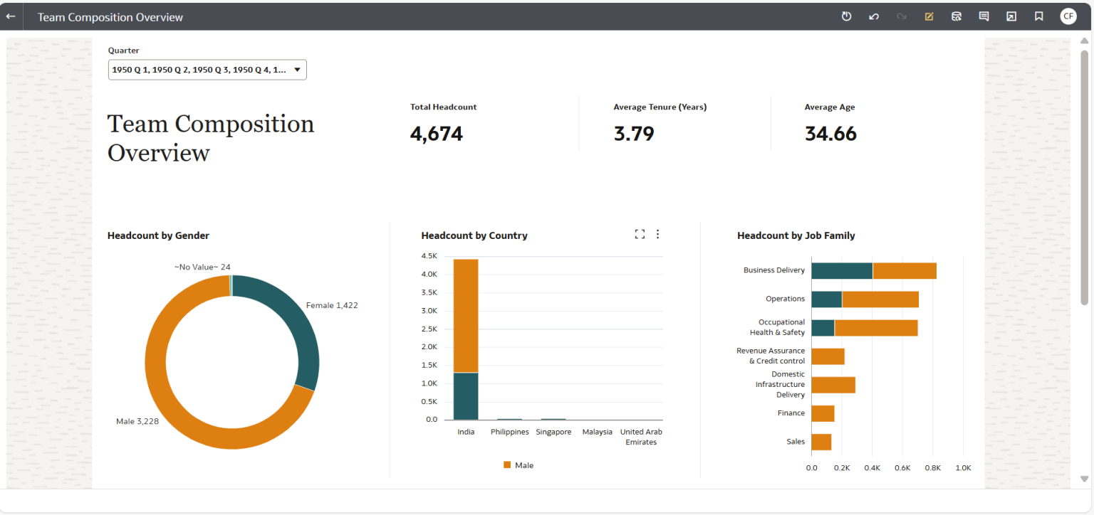 Insights into Graphical Representation in Oracle Data Intelligence