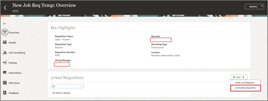 Setup and Usage of the Pipeline Requisition